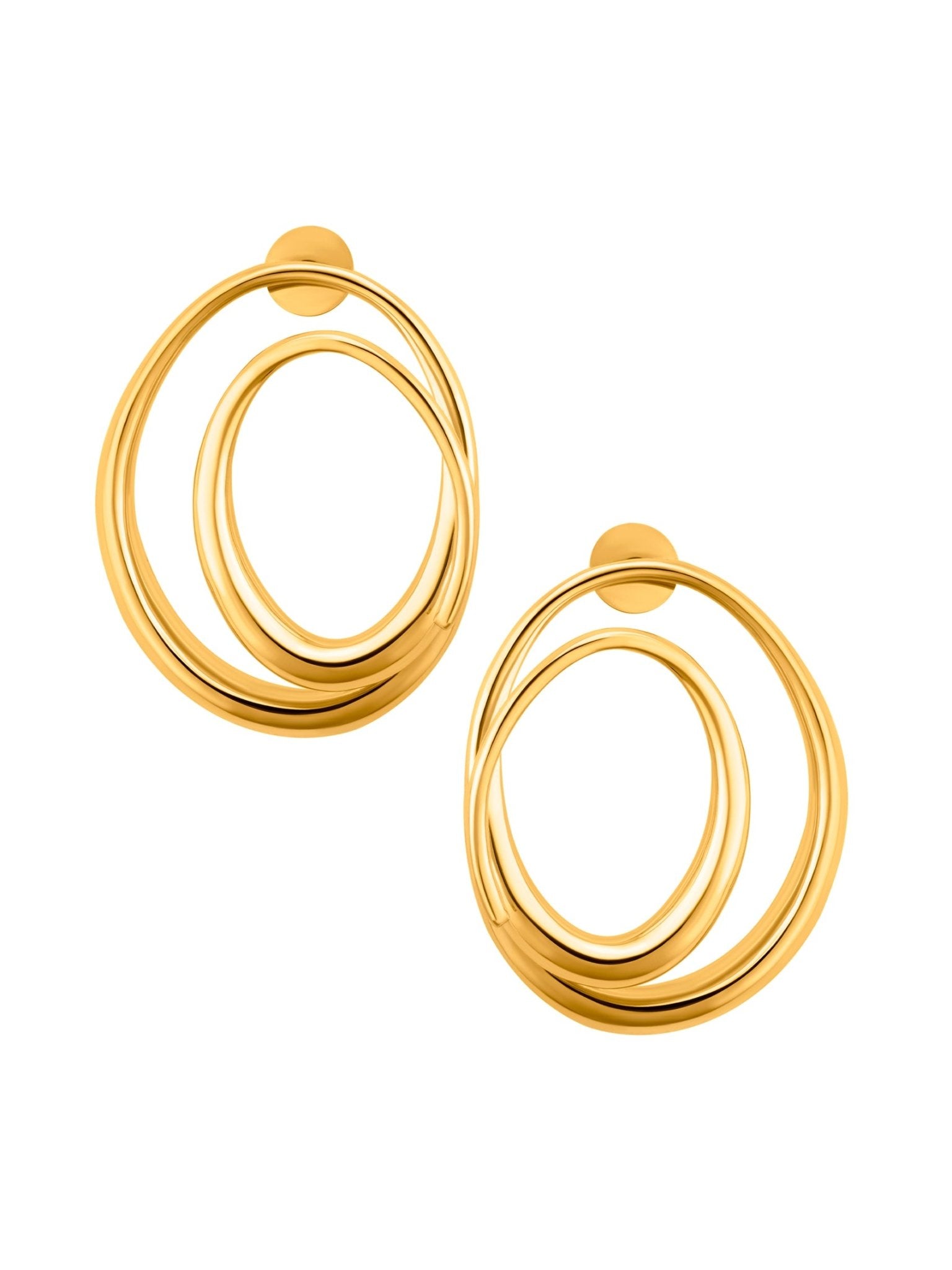 Classic Ellipse Hoops - MISHO - Earrings