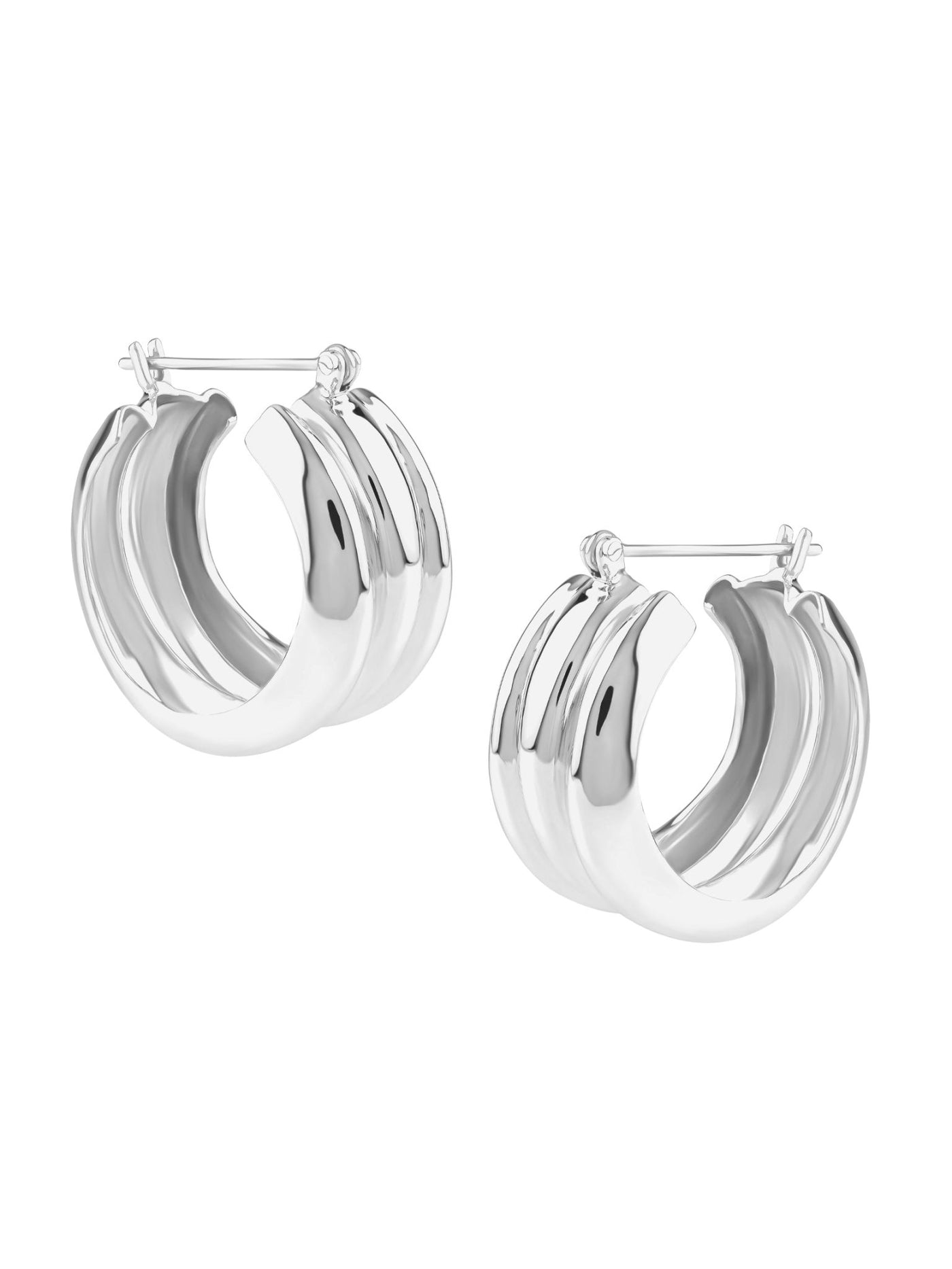 Large Huggy Hoops - MISHO - Earrings